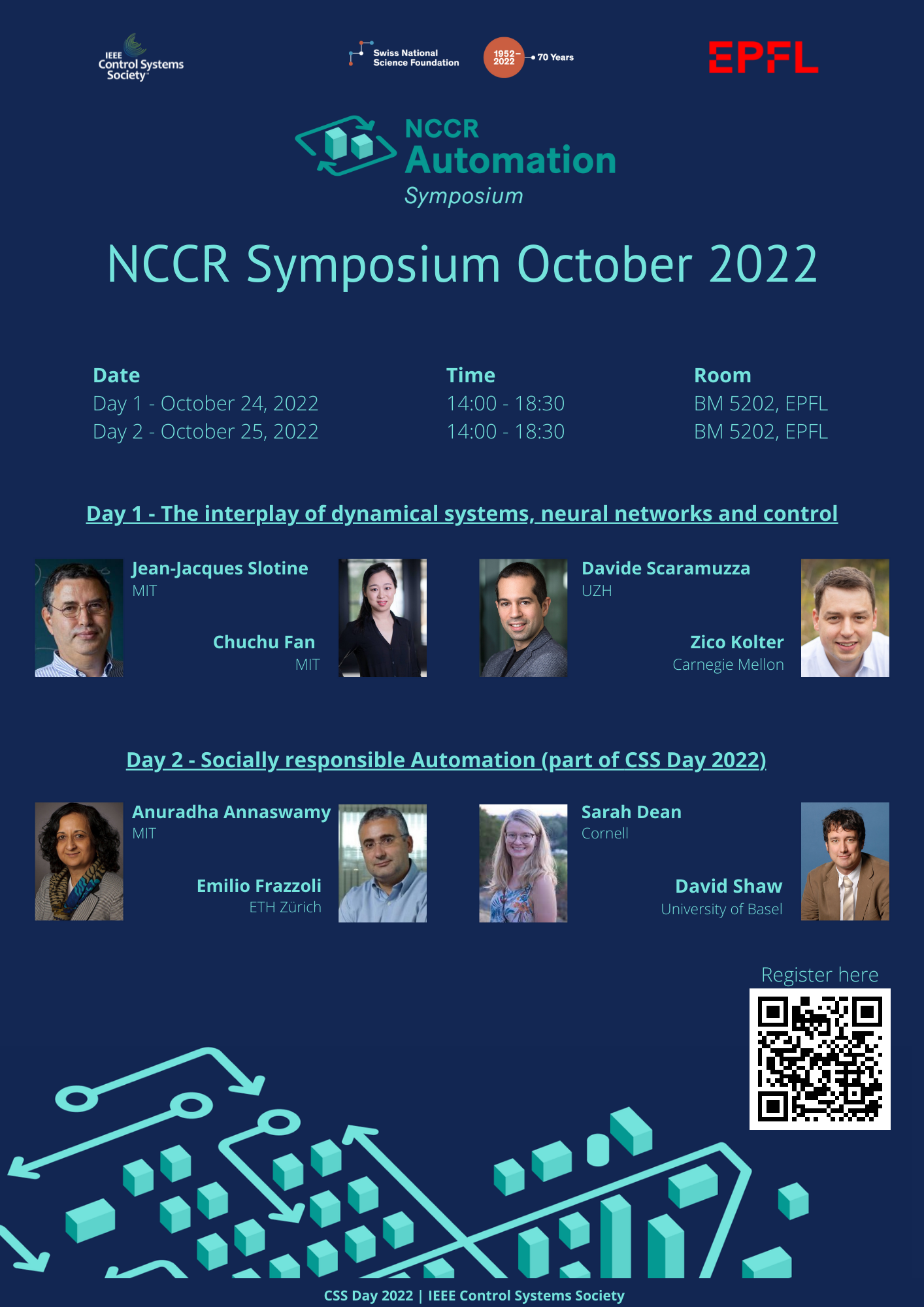NCCR Automation Symposium - October 2022 - NCCR Robotics